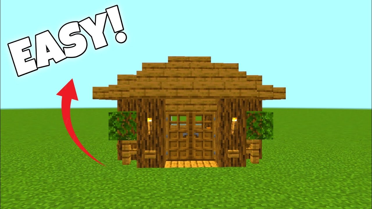 Minecraft: How to Build a Small Oak house| (Easy!) - YouTube