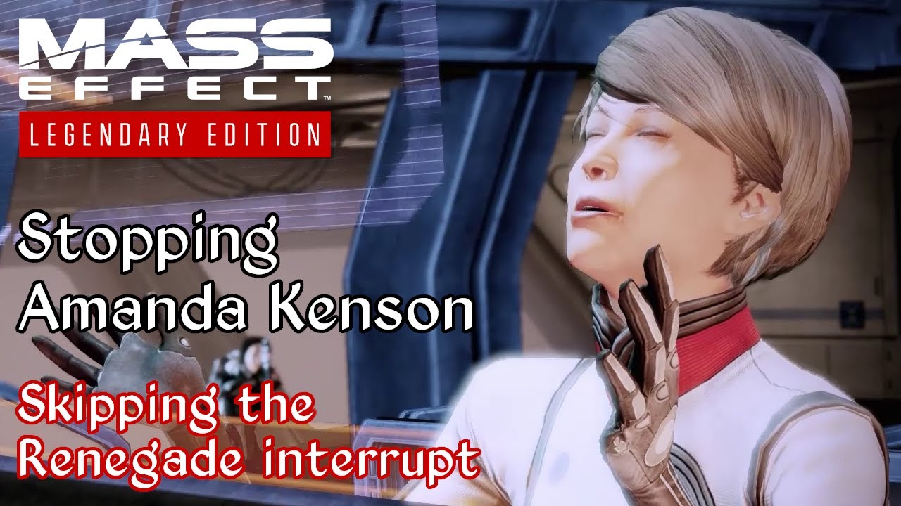 Mass Effect 2 - Stopping Amanda Kenson - To take or to skip the ...