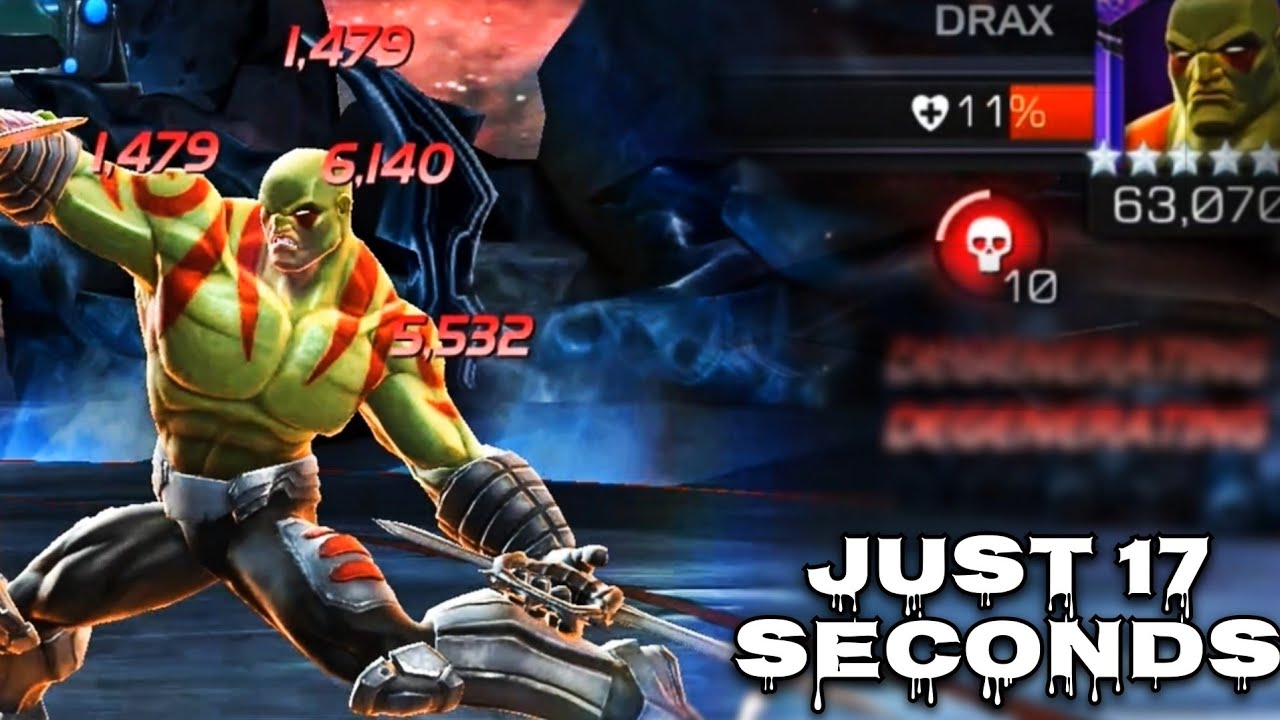 Poor Drax | Degeneration Frenzy - MCOC - YouTube
