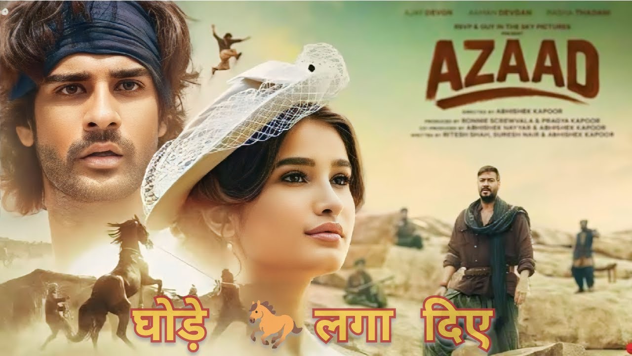 Azaad Movie Review Ft. Ajay Devgan, Aaman Devgan, Rasha Thadani, Diana ...