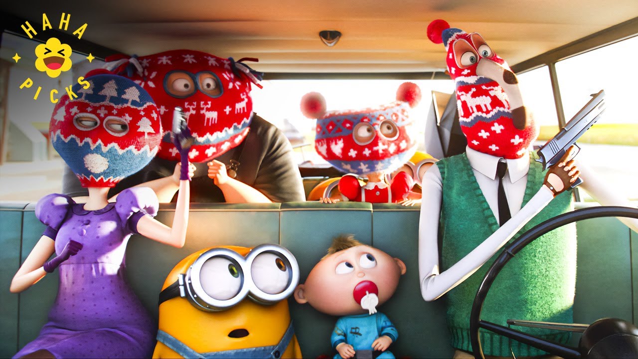 Minions Hitch a Ride With a “Nice” Family…Who Rob Banks | Minions - YouTube