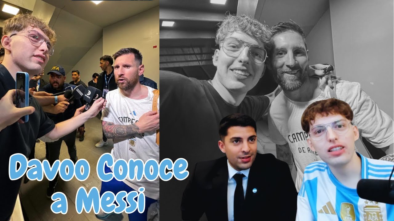 DAVOO REVELA CÓMO FUE SU ENTREVISTA CON MESSI 🐐 - YouTube