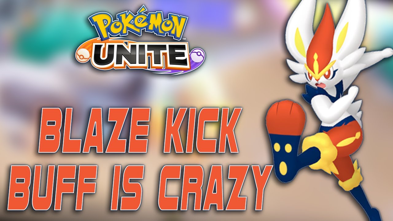 CINDERACE BLAZE KICK BUFF IS CRAZY! Pokemon Unite Cinderace Gameplay ...