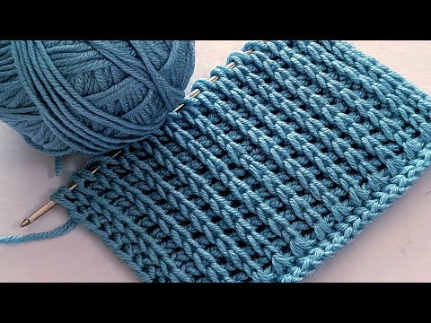 You should learn this new stitch! Fast and Relaxing crochet pattern