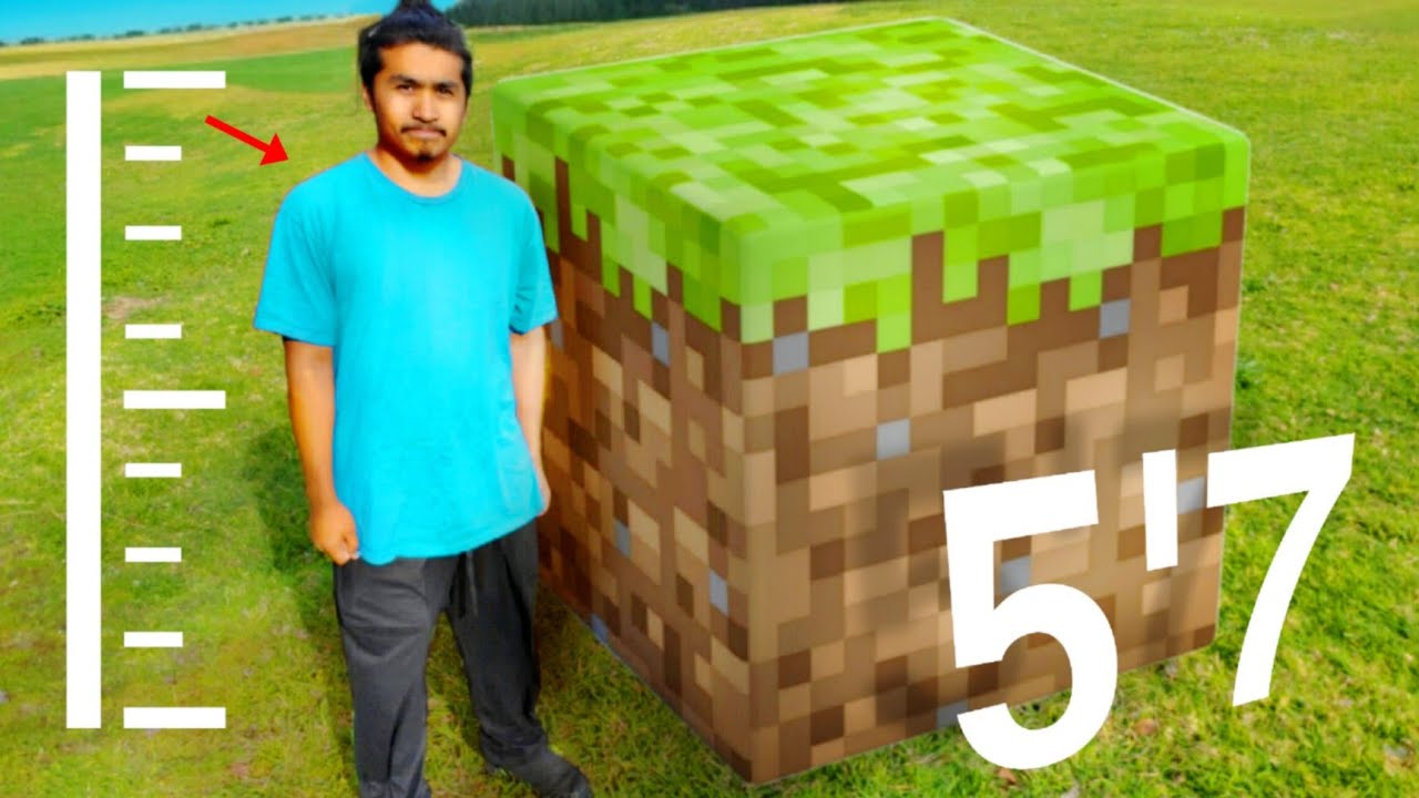 Building a Life-Size Minecraft Block in Real Life! - YouTube