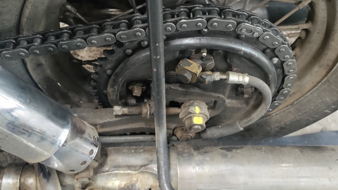 1970 Harley Davidson shovelhead master clip chain install - YouTube