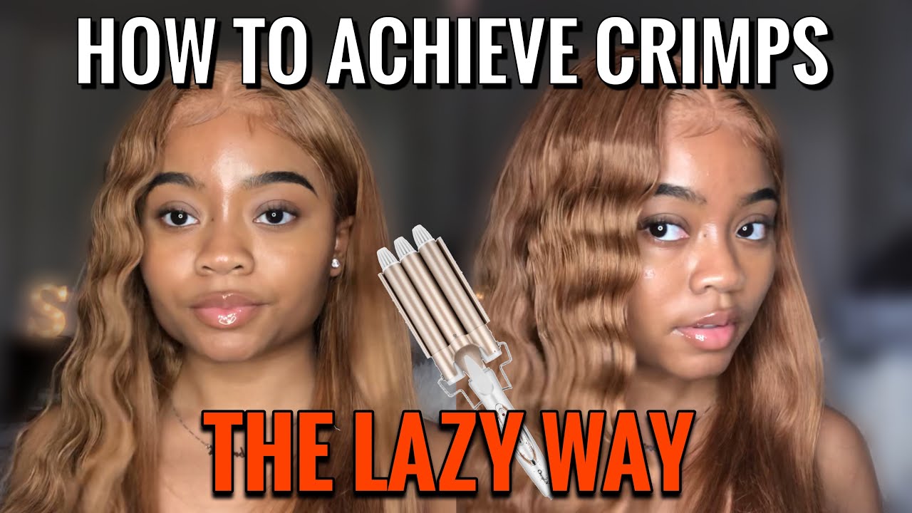 CRIMP TUTORIAL ON WEAVE | ft CKEYIN CRIMPER 😍 (EASY) - YouTube
