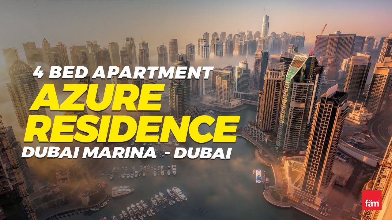 Amazing 4 Bed Apartment in Azure Residences, Dubai Marina - Dubai - YouTube