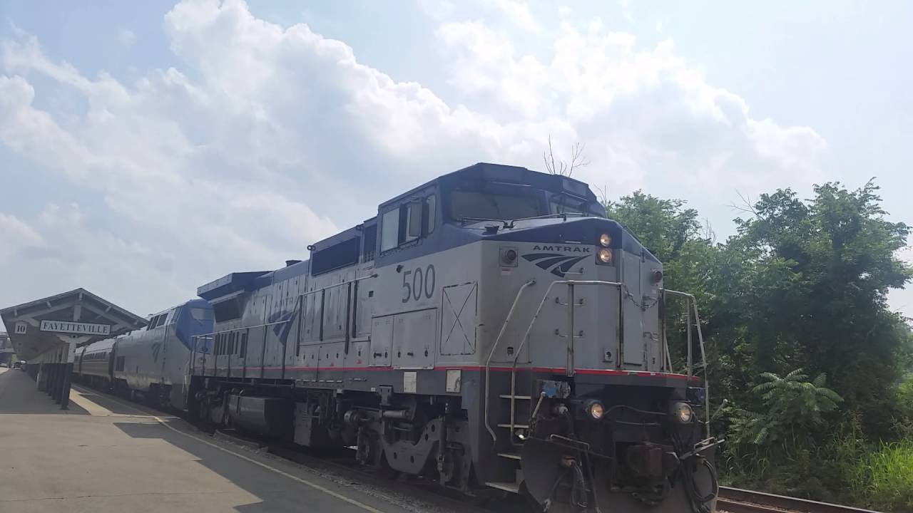Rareee!!! AMTK #500 B32 leads a Doubleheader P090-15 in Fayetteville nc ...