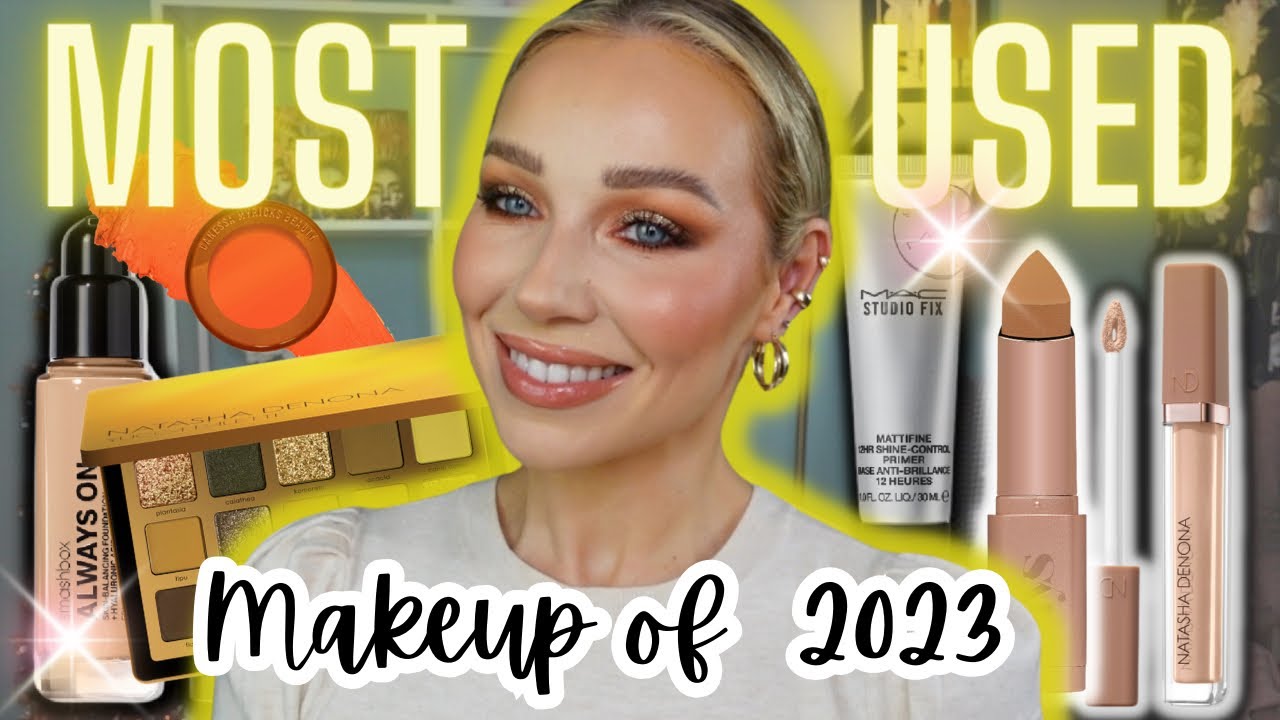 FULL FACE OF MOST USED MAKEUP of 2023 🏆 Makeup Products I've been ...