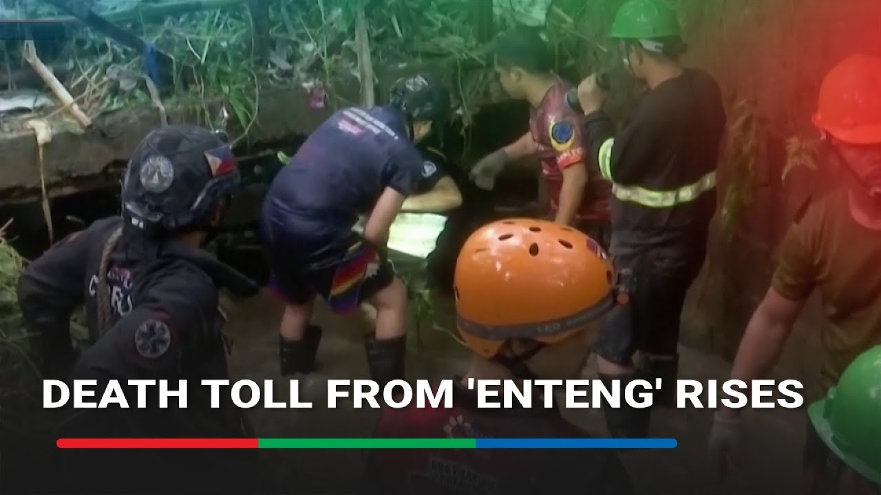 Rescuers search for landslide victims as death toll from 'Enteng' rises ...