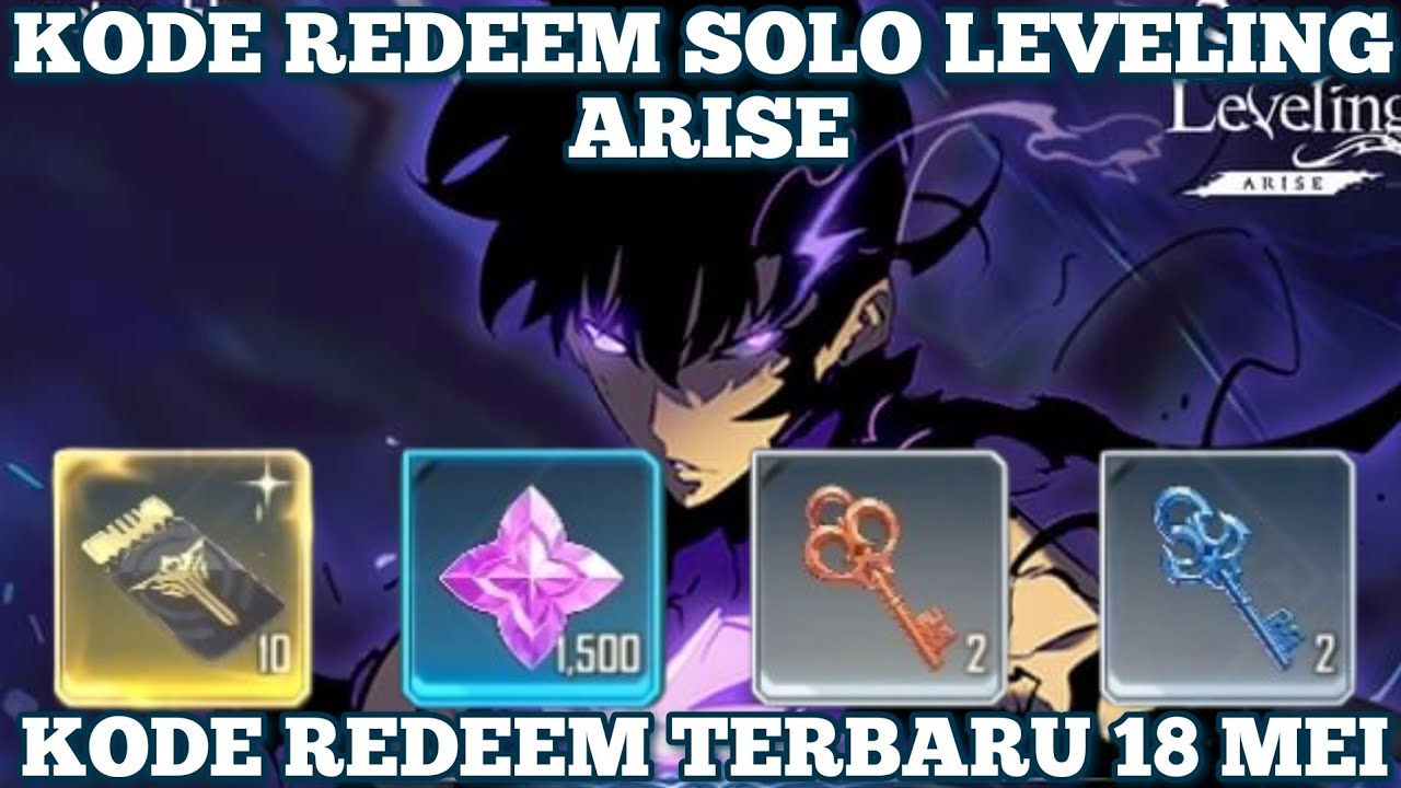 Kode Redeem Solo Leveling Arise 18 Mei 2024 ! Gift Code Solo Leveling ...