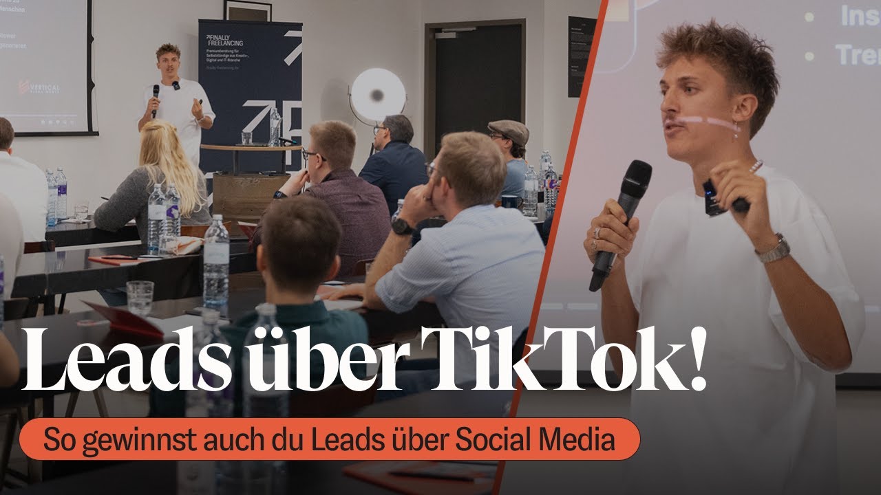 Leadgenerierung über TikTok - Vortrag vom TikTok-Experten Florian Buck ...