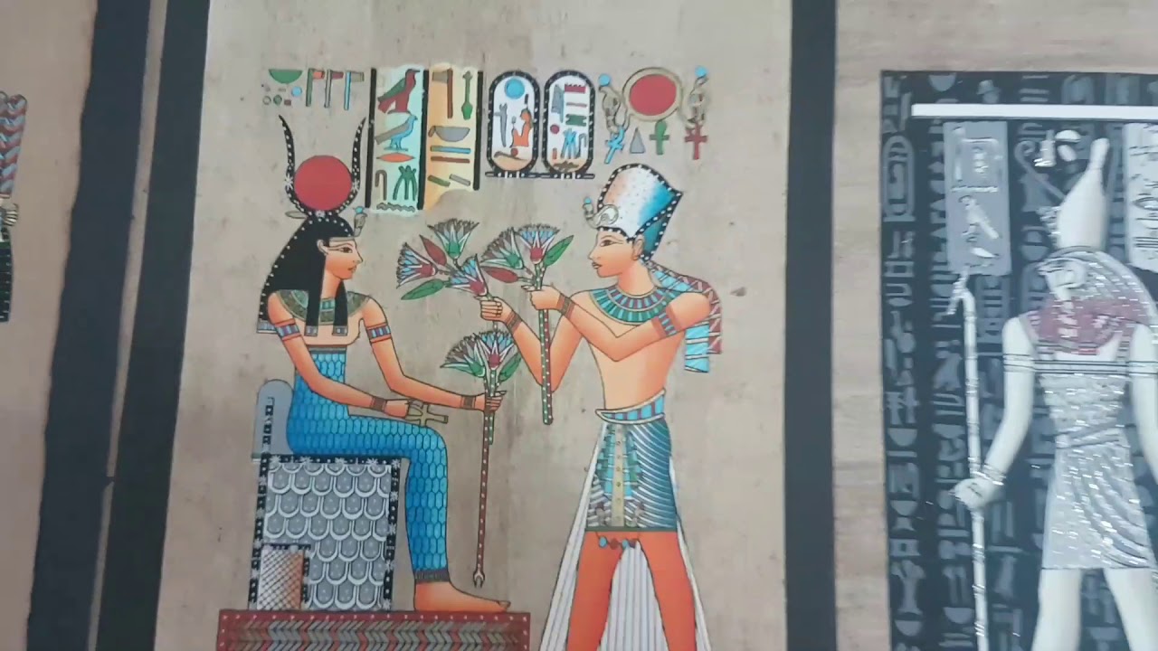 Kit com 08 Papiros Egípcios - Egito Antigo para tela de quadro - YouTube