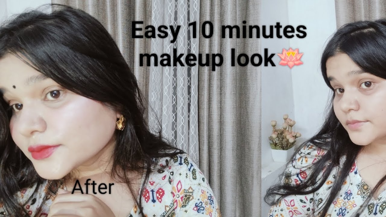 Easy 10 mins makeup for everyday 🪷 #makeup #makeuptutorial #explore # ...