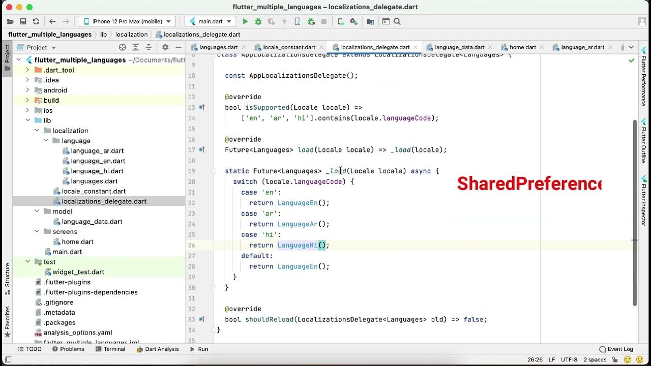 Localization & Multi language support in Flutter | Internationalizing ...