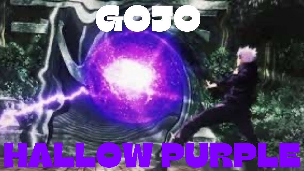 Satoru Gojo Hallow Purple Edit Jujutsu Kaisen CREDITS TO Sayonarc FOR ...