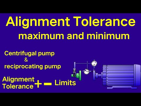 pump alignment Tolerance in mm/ which difference centrifugal and ...