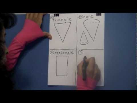 NEW Drawing Geometric SHAPES K-3 Grade - Part 2 - EDUCATIONAL KID VIDEO ...