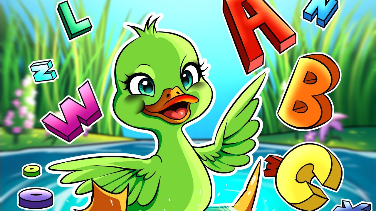 ABC SONG for Kids! Ducky’s FUN Alphabet Adventure by the Lake! - YouTube