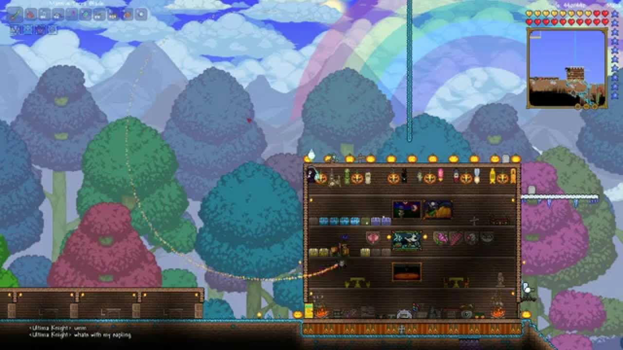 Rocket Tree Stump - Terraria - YouTube
