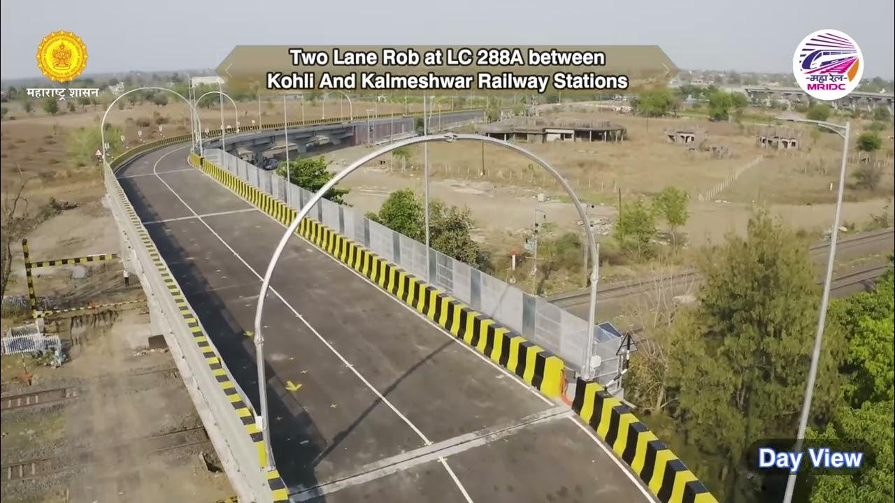 Road Over Bridge (ROB) at LC 288A Commissioned by #MahaRail - YouTube