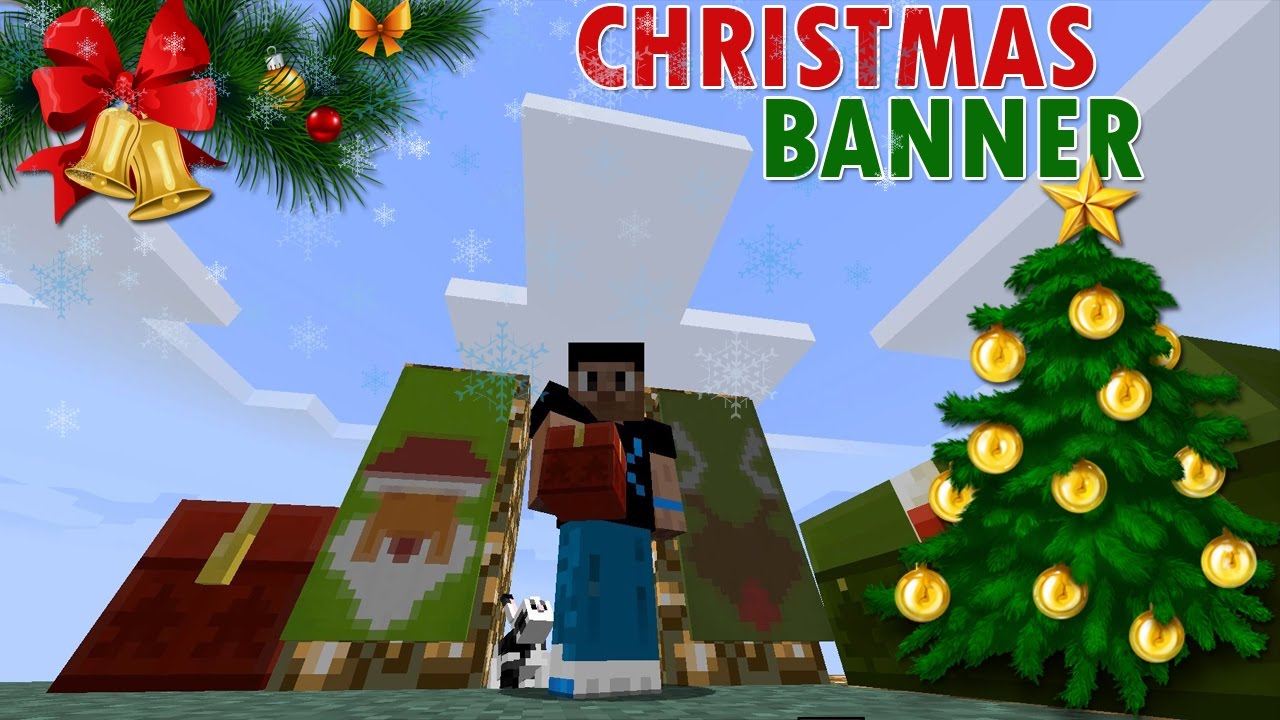 MINECRAFT : Santa and Rudolph Banners "Christmas Special" - YouTube