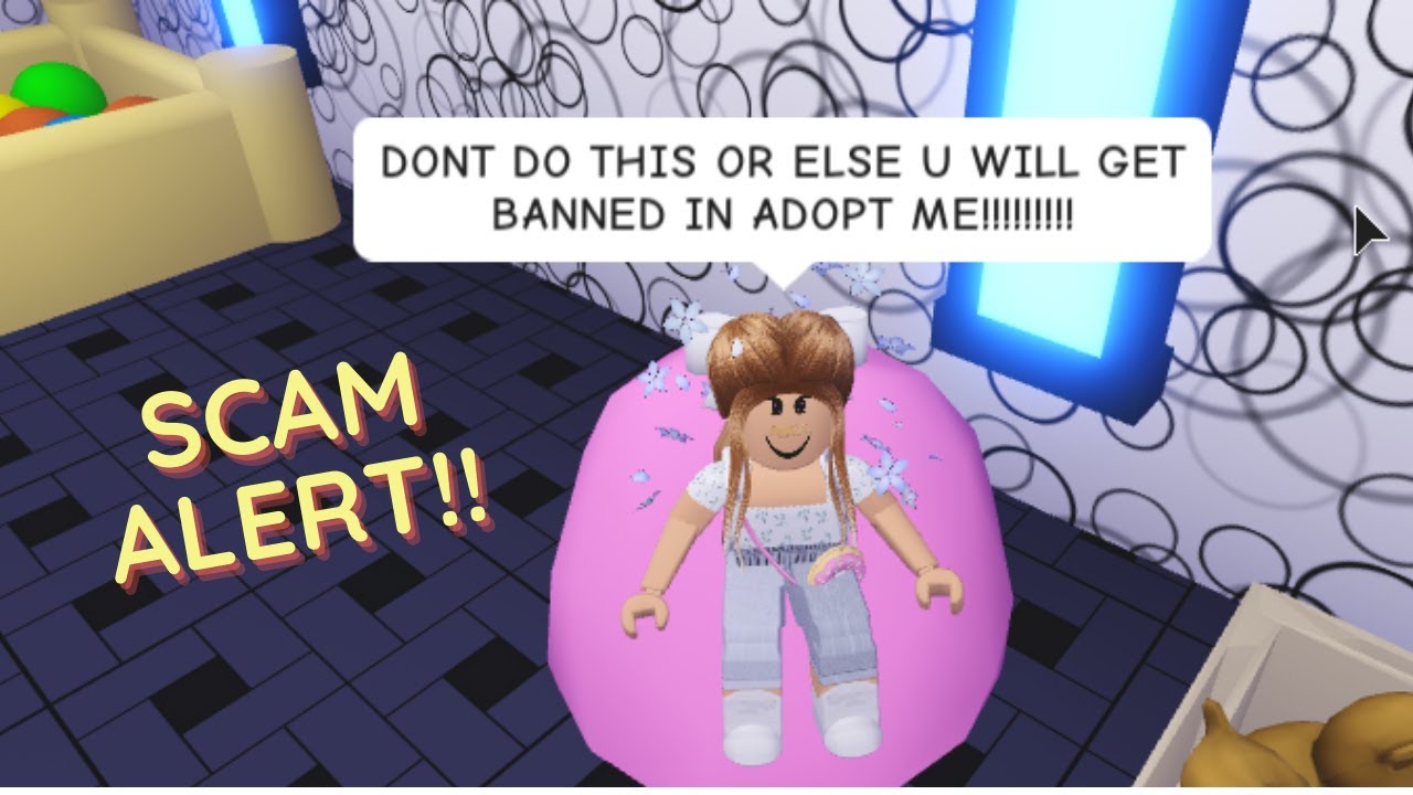 Scam Alert Roblox Adopt Me | Don't Do This To Avoid Banned Adopt Me ...