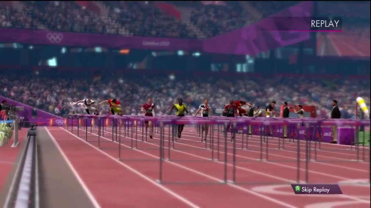 London 2012 Olympics. 110m Hurdles (Xbox 360) - YouTube