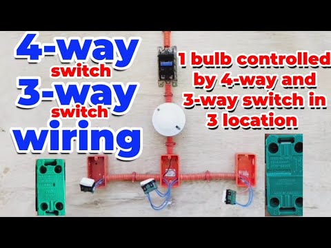 1 BULB CONTROLLED BY 4-WAY SWITCH AND 3-WAY SWITCH IN 3 LOCATION. - YouTube