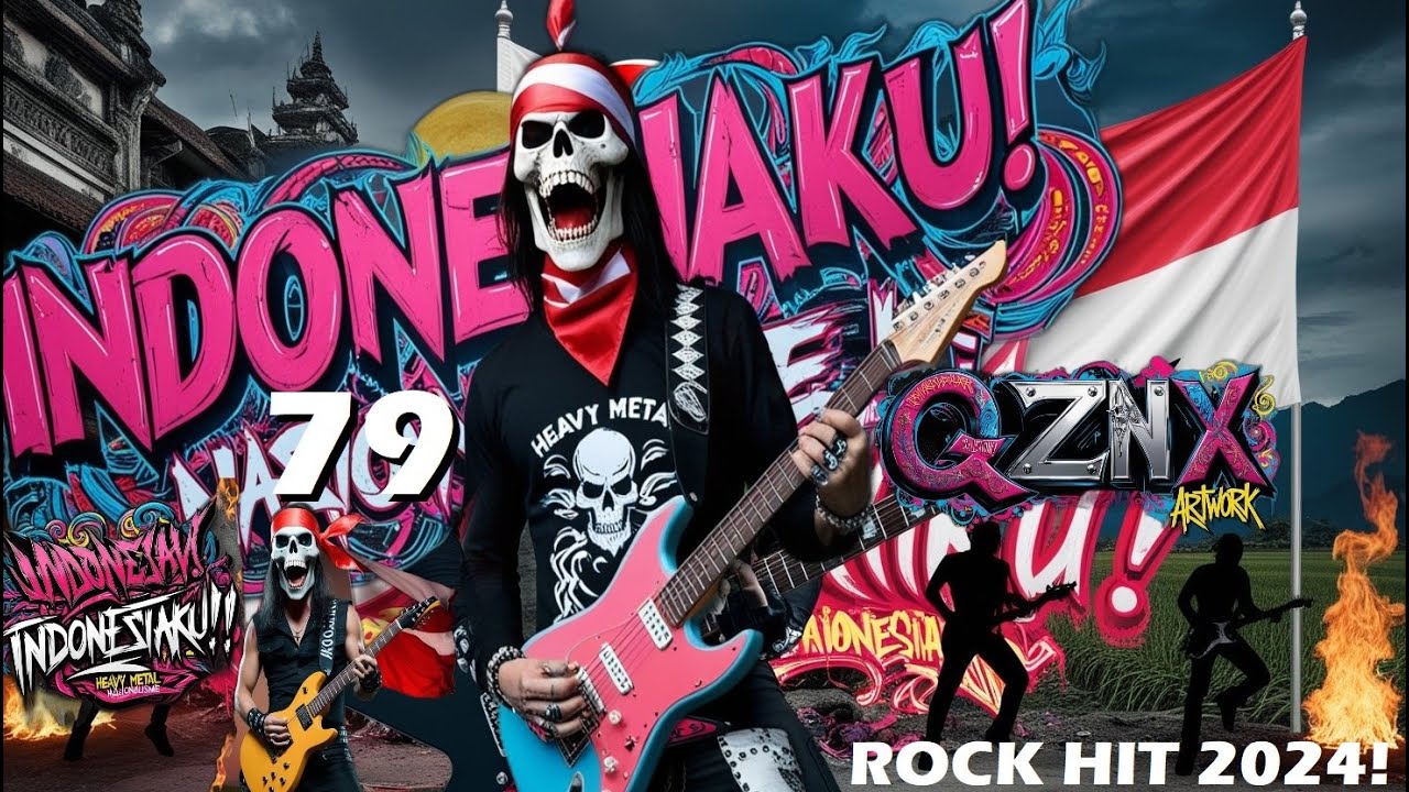 ROCK HIT 2024! | "INDONESIAKU!" | Lagu Rock HUT NKRI 79 | Heavy Metal ...