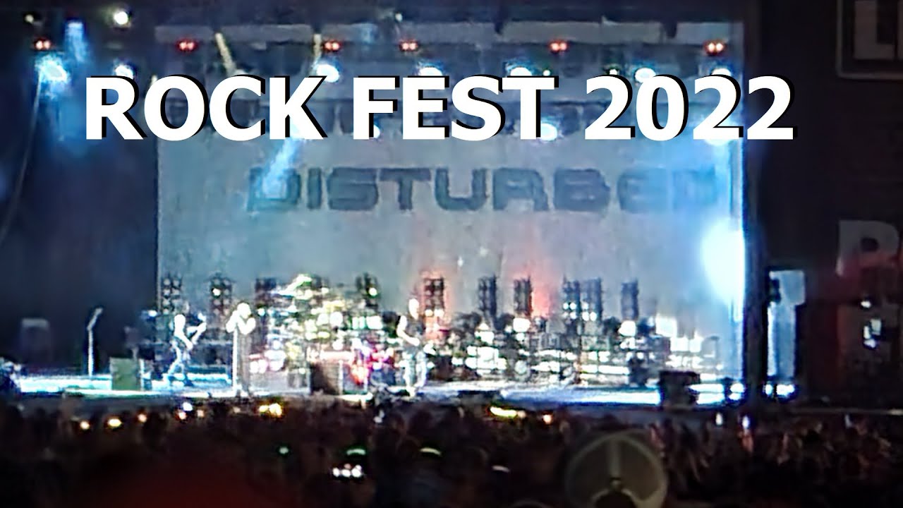 DISTURBED LIVE AT ROCK FEST - Summer 2022 - YouTube