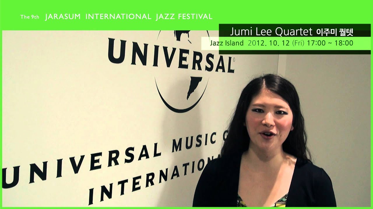 Jumi Lee Quartet's message [9th Jarasum Int`l Jazz Festival] - YouTube