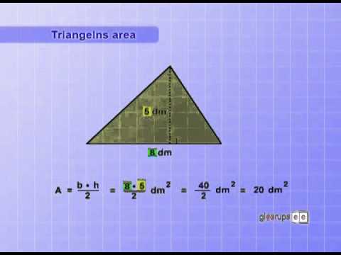 Triangelns area - YouTube