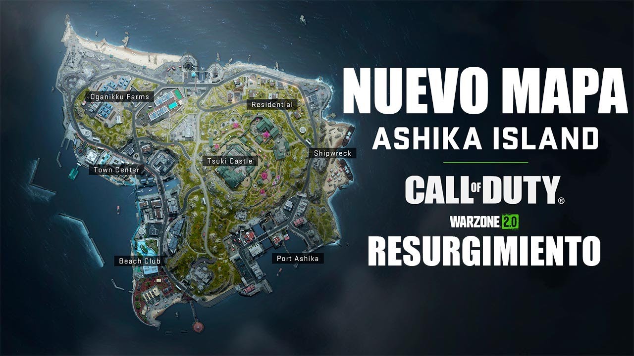 ASI ES ASHIKA ISLAND EL NUEVO MAPA DE RESURGIMIENTO EN WARZONE 2 ...