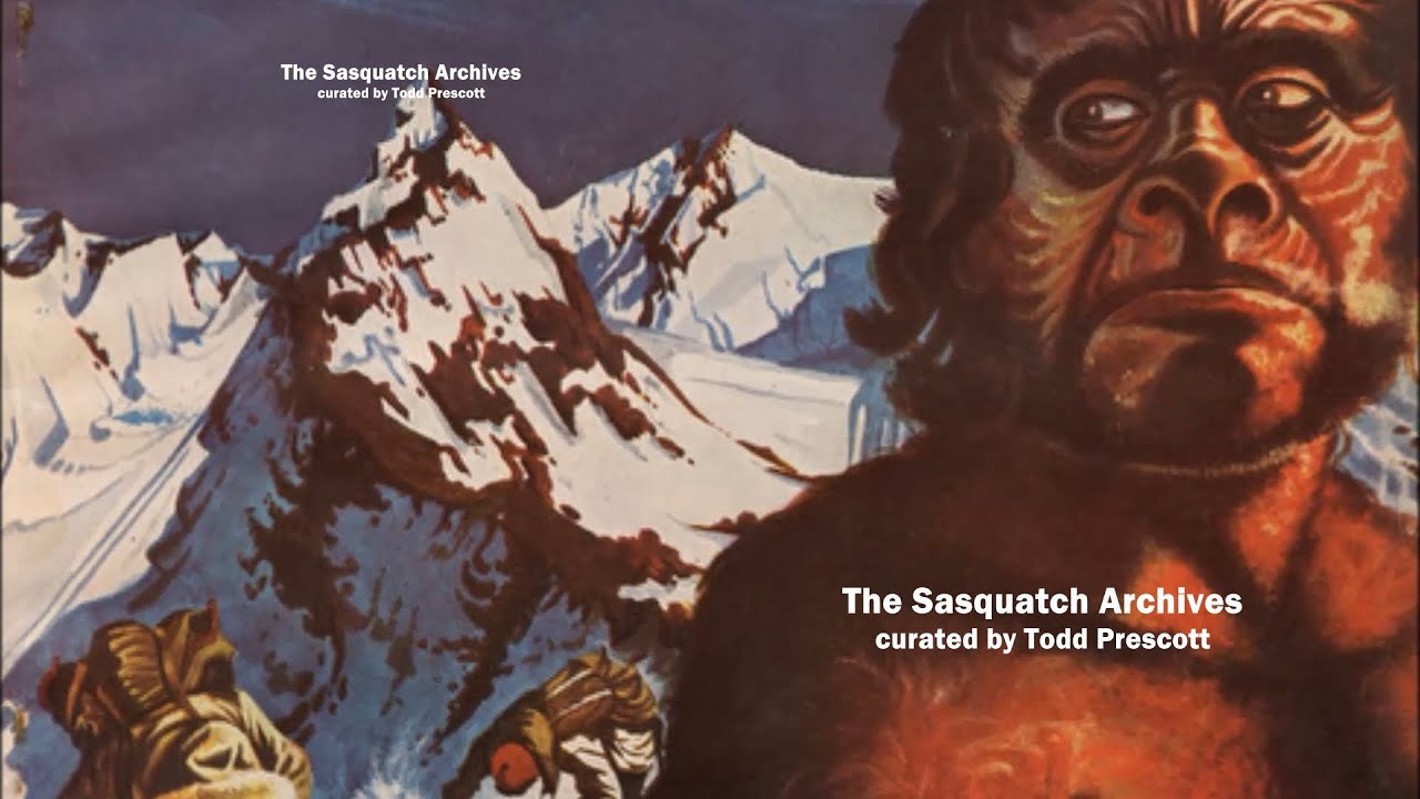 Classic Sasquatch Magazine Art - YouTube