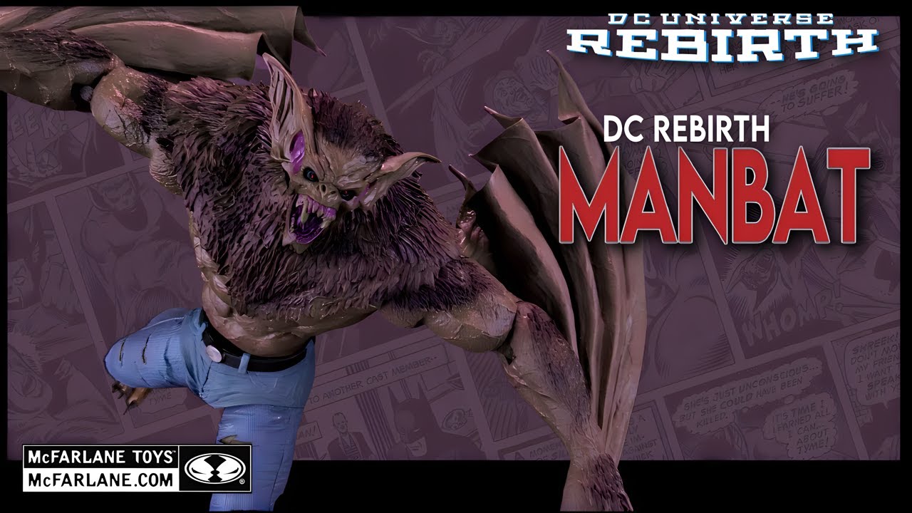McFarlane Toys DC Multiverse DC Rebirth Manbat Figure @TheReviewSpot - YouTube