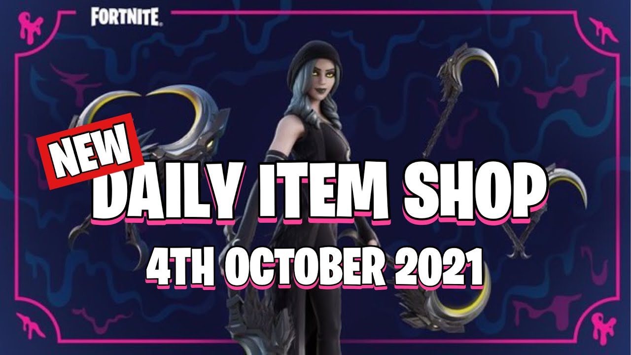 "New Ione Skin" FORTNITE DAILY ITEM SHOP, 4TH OCTOBER 2021 - YouTube