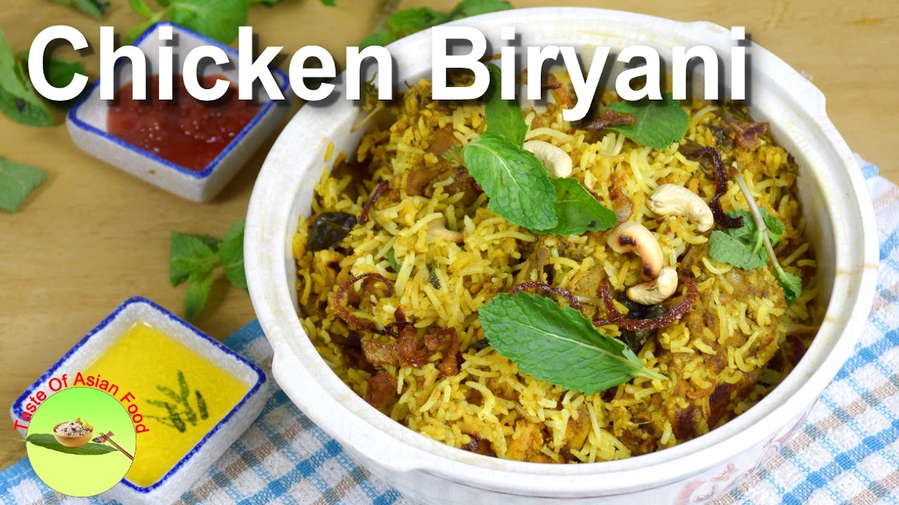 Chicken biryani recipe – how to cook the restaurant style biryani - YouTube