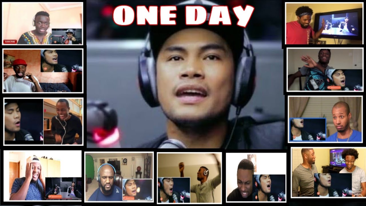 "ONE DAY" REACTORS REACTION COMPILATION/BUGOY DRILON - YouTube