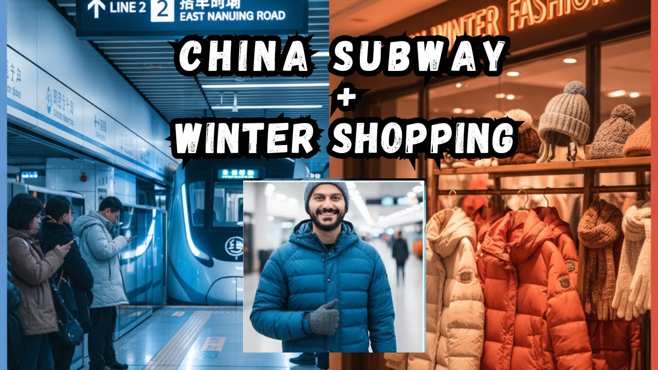 China Subway Experience 🚇 + Winter Shopping in Harbin 🇨🇳 ️ | My Life in ...