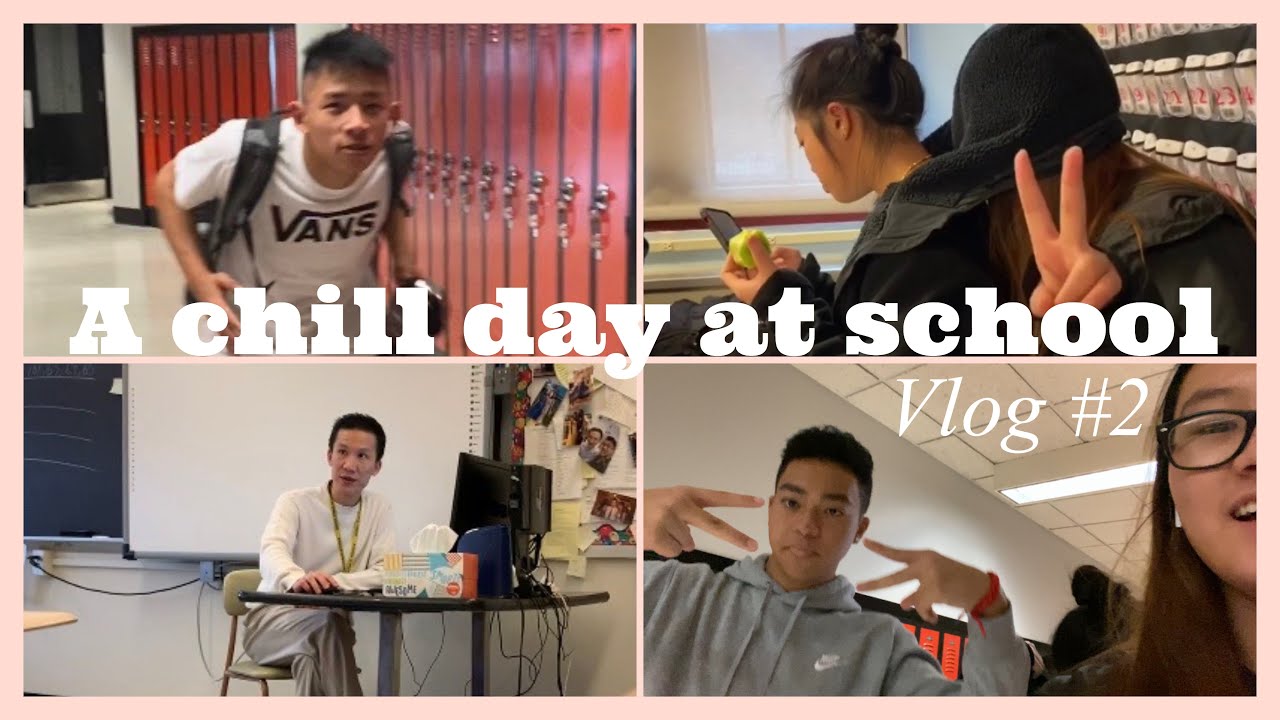 A chill day at school (VLOG) - YouTube