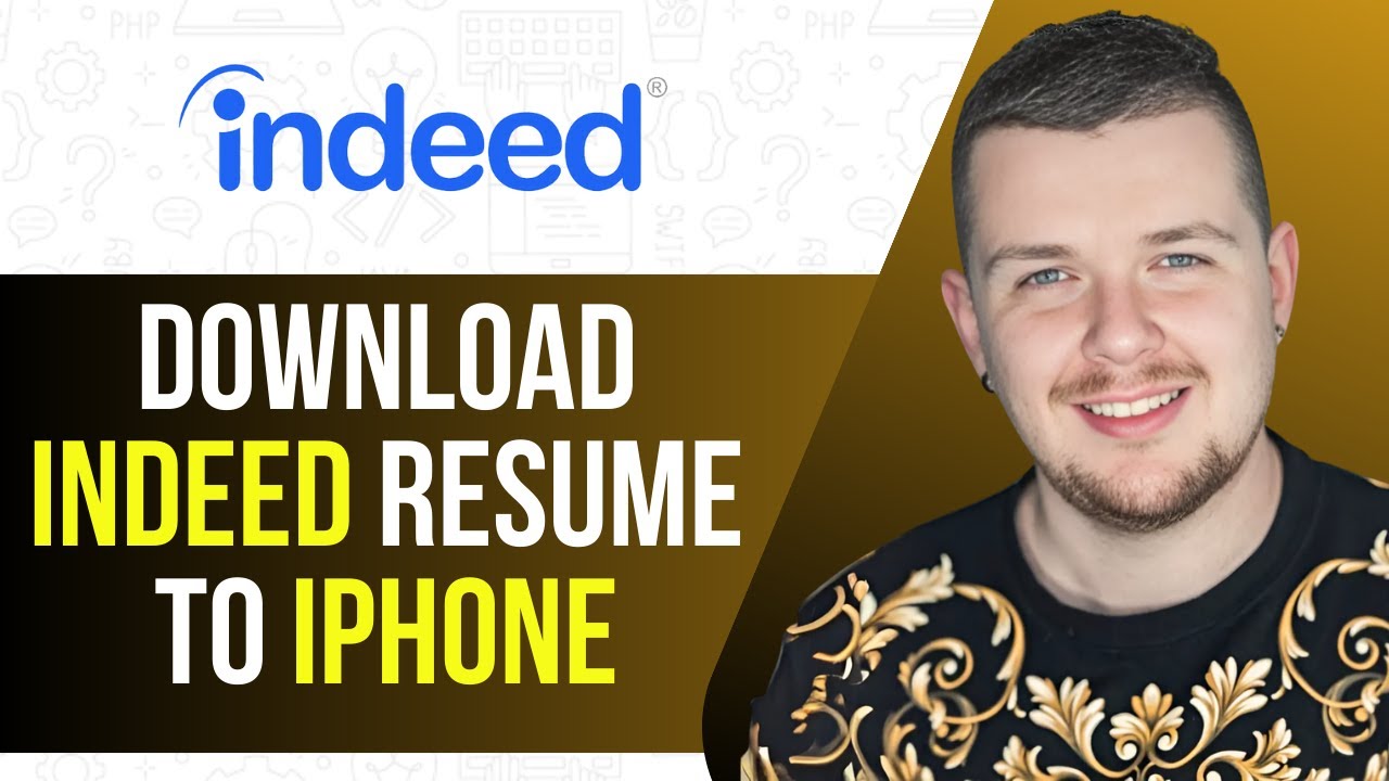 How to Download Indeed Resume to iPhone - Simple Guide - YouTube