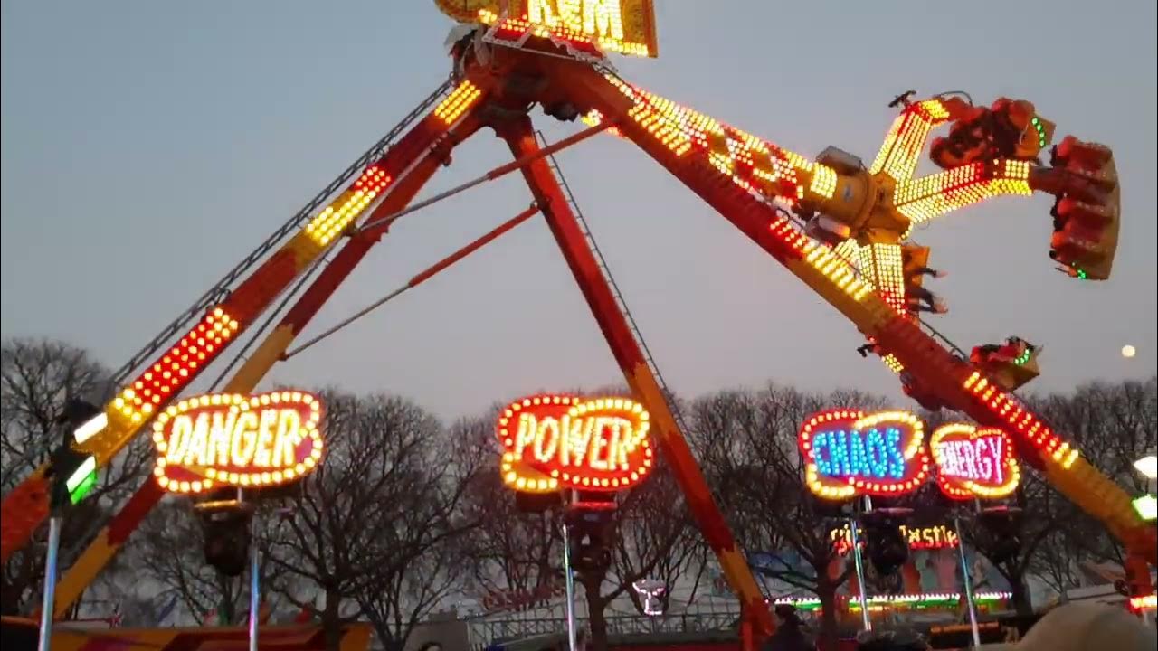 Giostra Extreme Lunapark Mantova Febbraio-Marzo 2023 - YouTube