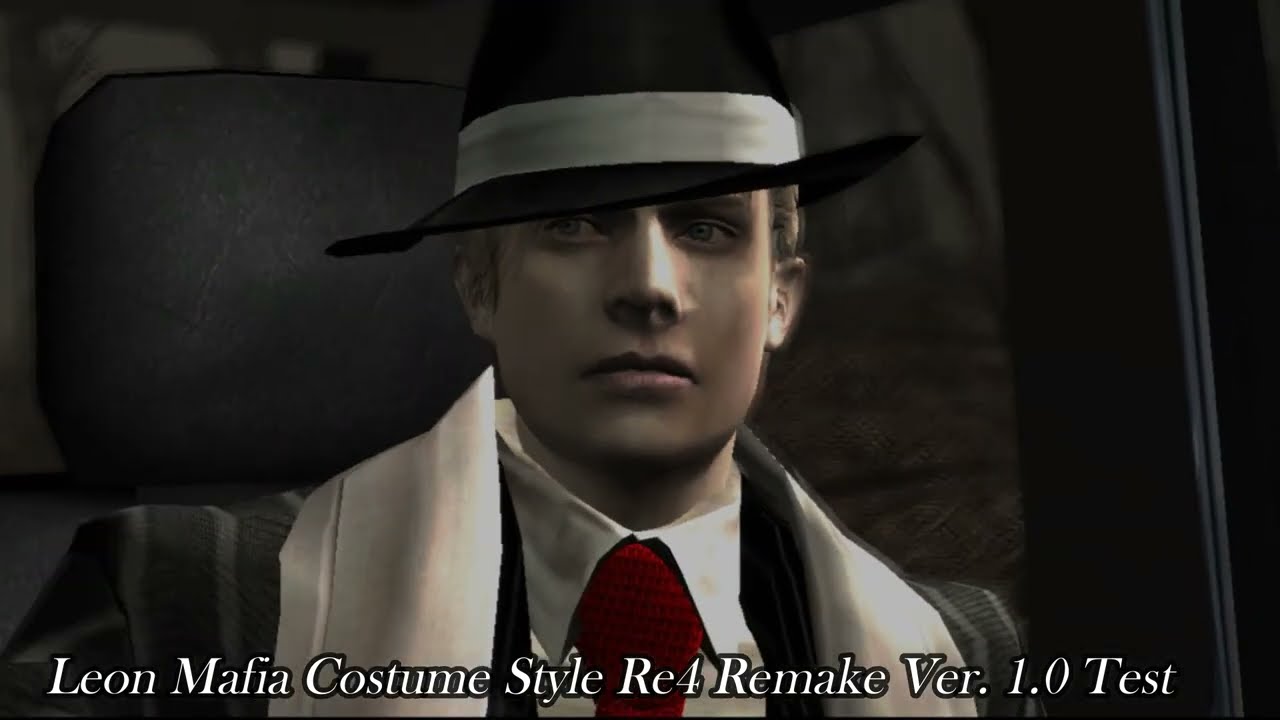 RE4 UHD Leon Mafia Costume Style Re4 Remake Ver. 1.0 Test - YouTube