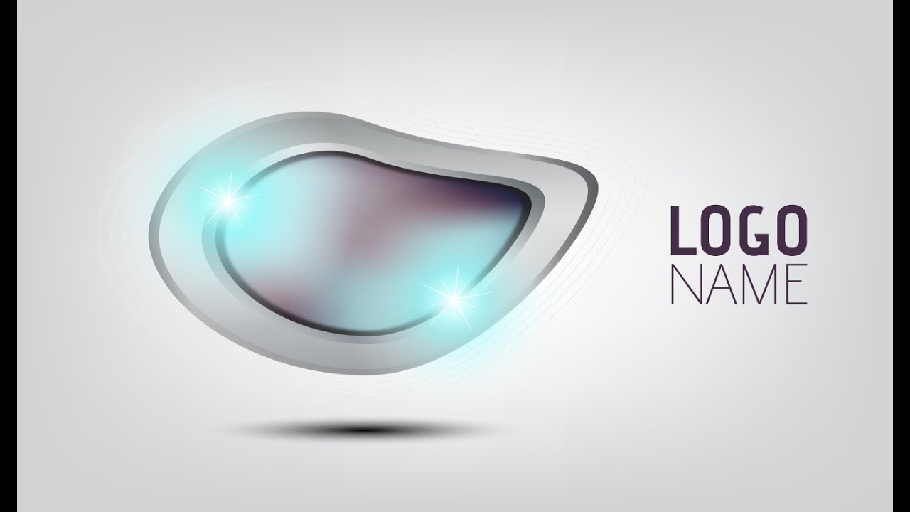 Illustrator Tutorial | Graphic Design | 3D Logo (Shiny) - YouTube