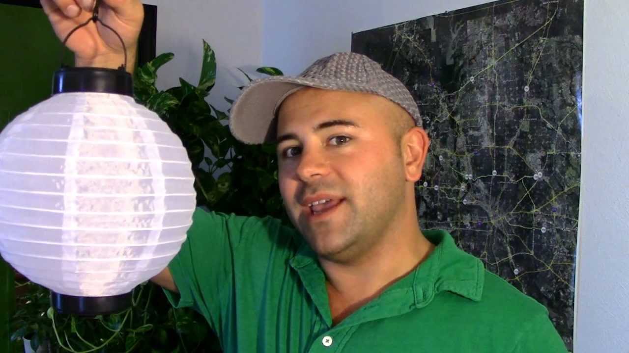 Use Solar Powered Party Lanterns! - YouTube