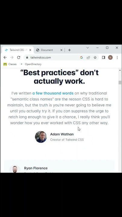 1 Introduction To Tailwind Css Coding Css Webdevelopment Tailwindcss Cssinterview Css3 7065