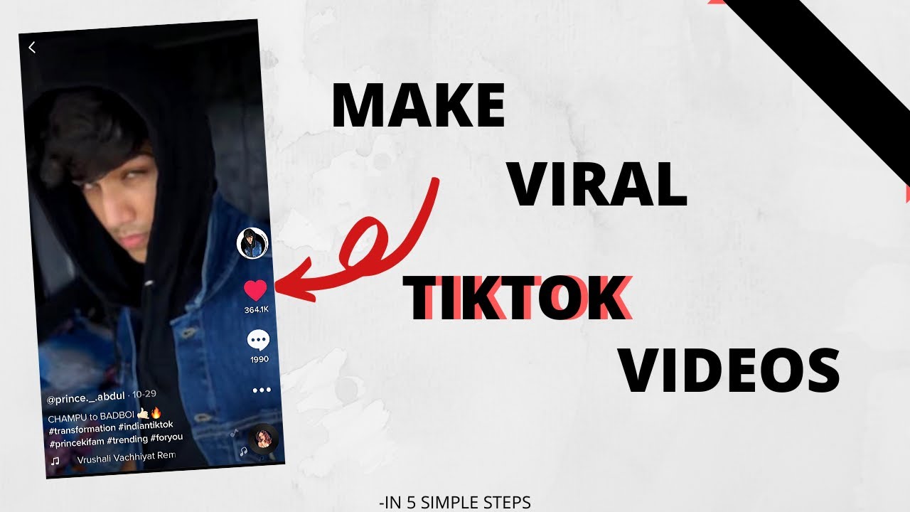 5 SIMPLE Steps To Make VIRAL TIKTOK VIDEOS ! - YouTube