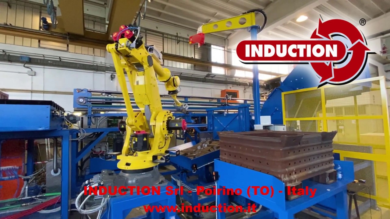 3D ROBOT VISION LOADING SYSTEM for hot forging induction furnaces ...